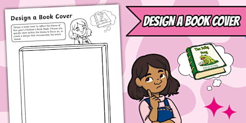 Book Cover Template Design Activity
