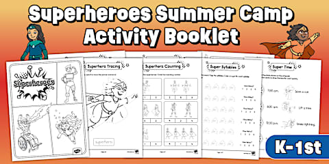 Numbers 1-20 Busy Book Pack for PreK-K