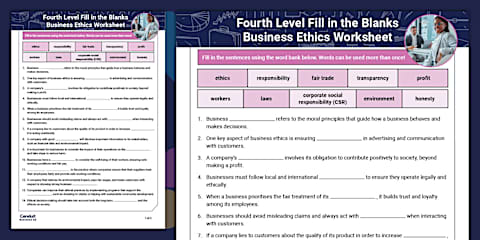 Business Ethics Scenario Cards
