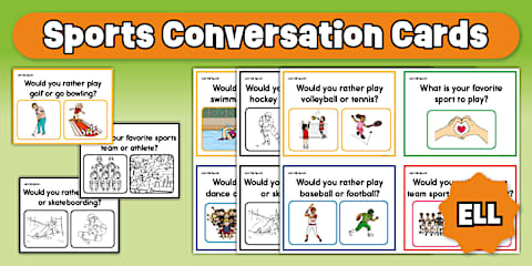 Speaking Practice | Let's Talk About Summer Cards for ELL