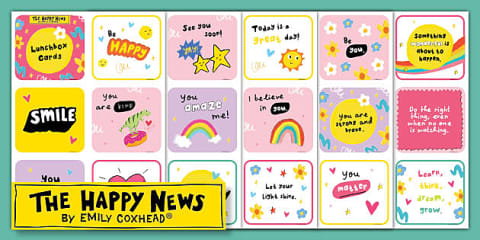 The Happy News Posters | Positive Quotes | Twinkl