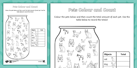 My Dream Pets Activity Sheet