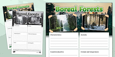 Aquatic Biomes Fact File Template