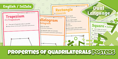 Grade 7 Maths - Term 1 - Geometry of Straight Lines Posters - IsiZulu ...