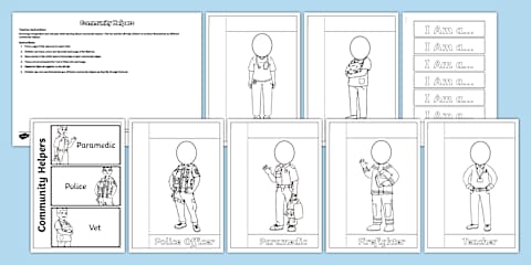 Community Helpers Vehicle Display Cut-Outs