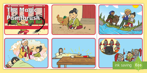 KS1 The Magic Paintbrush Reading Comprehension Activity