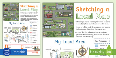 Map of My Classroom Worksheet