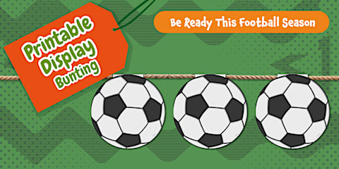 Men's World Cup A4 Flag Bunting
