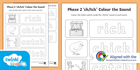 Pip in the Kitchen Phase 2 'ch/tch' Word Search