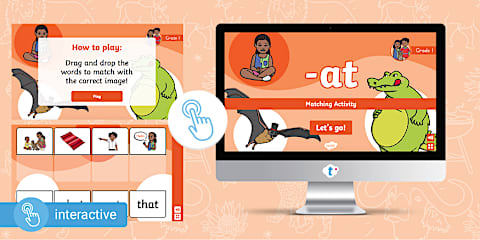 Grade 1 Phonics ch- Interactive Go! Game