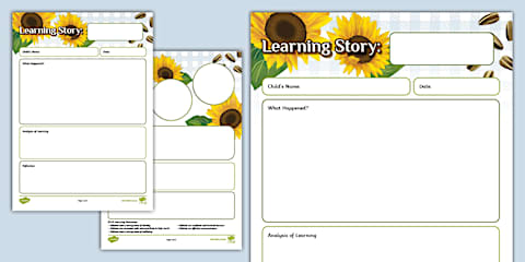 Planning Template for Children's Individual Goals