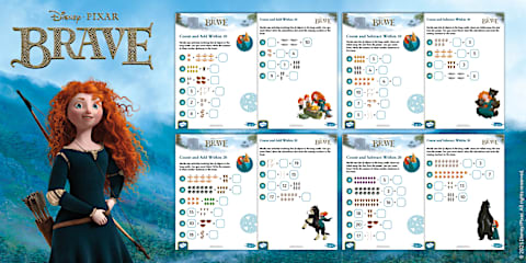 Number Bonds Within 20 Treasure Map Activity