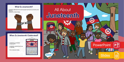 Juneteenth PowerPoint & Google Slides for 3rd-5th Grade