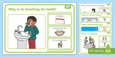Wh- Questions Pack - Posters, Games & Activities