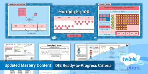 Multiply by 100 Maths Activity Sheets