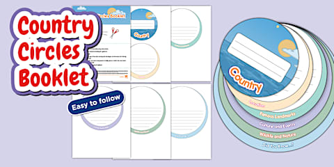My Country Mini Booklet Template