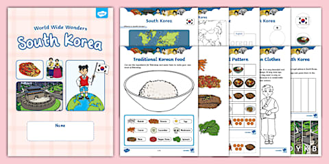 An Introduction to South Korea PowerPoint for 3rd-5th Grade