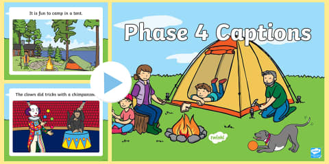 Phase 3 Pictures and Captions Sentence Matching PowerPoint