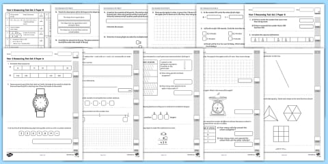 Year 5 Maths Reasoning Test Set 3 Assessment Pack and Analysis Grid