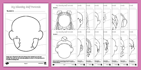 Inner and Outer Self Portrait | SPED | Twinkl USA