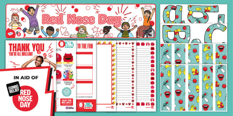 Red Nose Day Display Banner