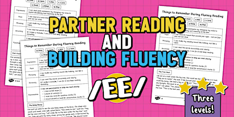 Fluency Pairs Feedback Form and Teacher Guidance Pack