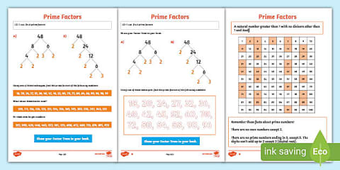 Prime Factors PowerPoint