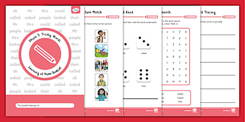 Phase 5 Tricky Word Scavenger Hunt