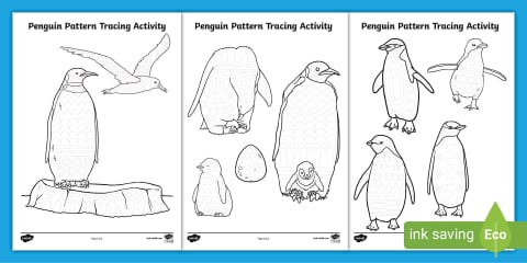 Penguin Fine Motor Skills Activity Pack