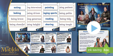 Matilda Display Banner | Roald Dahl’s Matilda The Musical