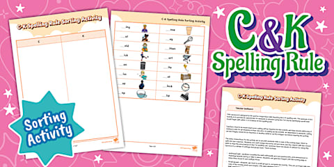 c & k Spelling Posters