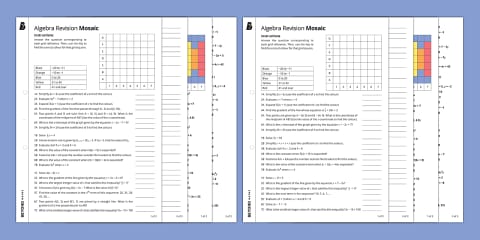 GCSE Algebra Problem Solving Questions - KS4 Maths