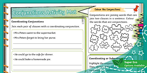 Year 2 Grammar: Using Subordinating Conjunctions (when, if, that and ...