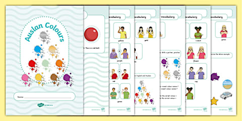 Auslan Colour Signs Matching Cards | Twinkl Resources