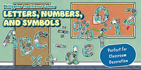 Philippine Traditional Games Classroom Behavior Poster