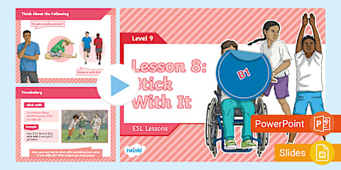 ESL Curriculum Level 9, Lesson 8 Activity Sheet