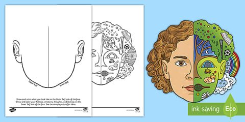 Step By Step Self Portrait Instruction Sheet