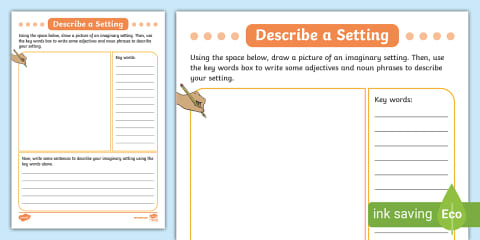 Draw the Setting Graphic Organizer for K-2nd Grade