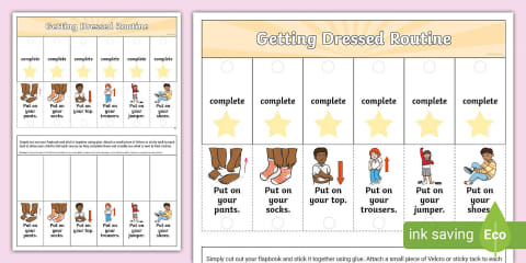 Getting Dressed Visual Support