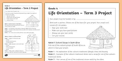 Grade 4 Performing Arts - Term 3 - Assessment (CAPS Aligned)