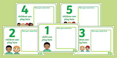 Neutral-Themed How Many Children Can Play Here? Display Poster with ...
