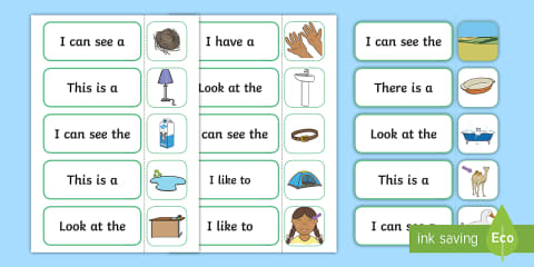 Complete the High Frequency Sentence Using CCVC Words Worksheets