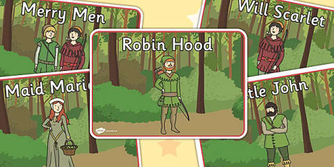 Robin Hood Landscape Page Borders