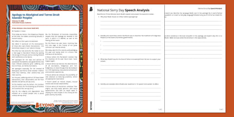 National Sorry Day (26th May) Resource Pack