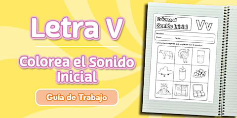 Pack de Recursos: Guía de Trabajo - Sílabas: va, ve, vi, vo, vu