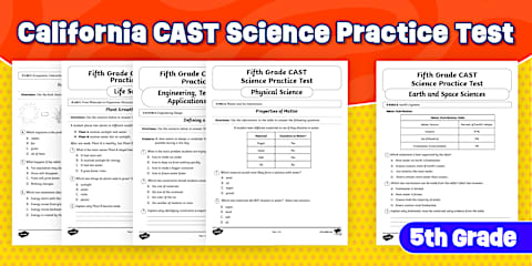 Fifth Grade ELA Practice Tests Pack | California CAASPP Test Prep