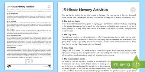 23 Fun Five-Minute Attention & Listening Games | Twinkl