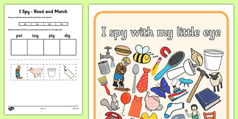 Phonics I Spy - Set 3