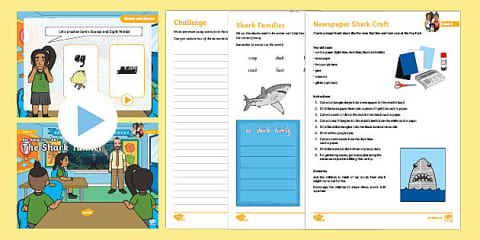 'ch' saying /sh/ No-Tech Lesson Pack - Level 5 Week 10 Lesson 4