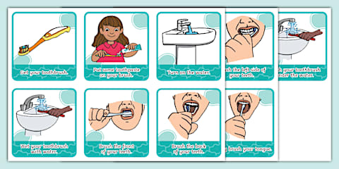 Getting Dressed Visual Support Display Poster